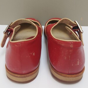 John Fluevog Vintage Mary Jane, Size 6.5, Two Tone Red and Cream ...