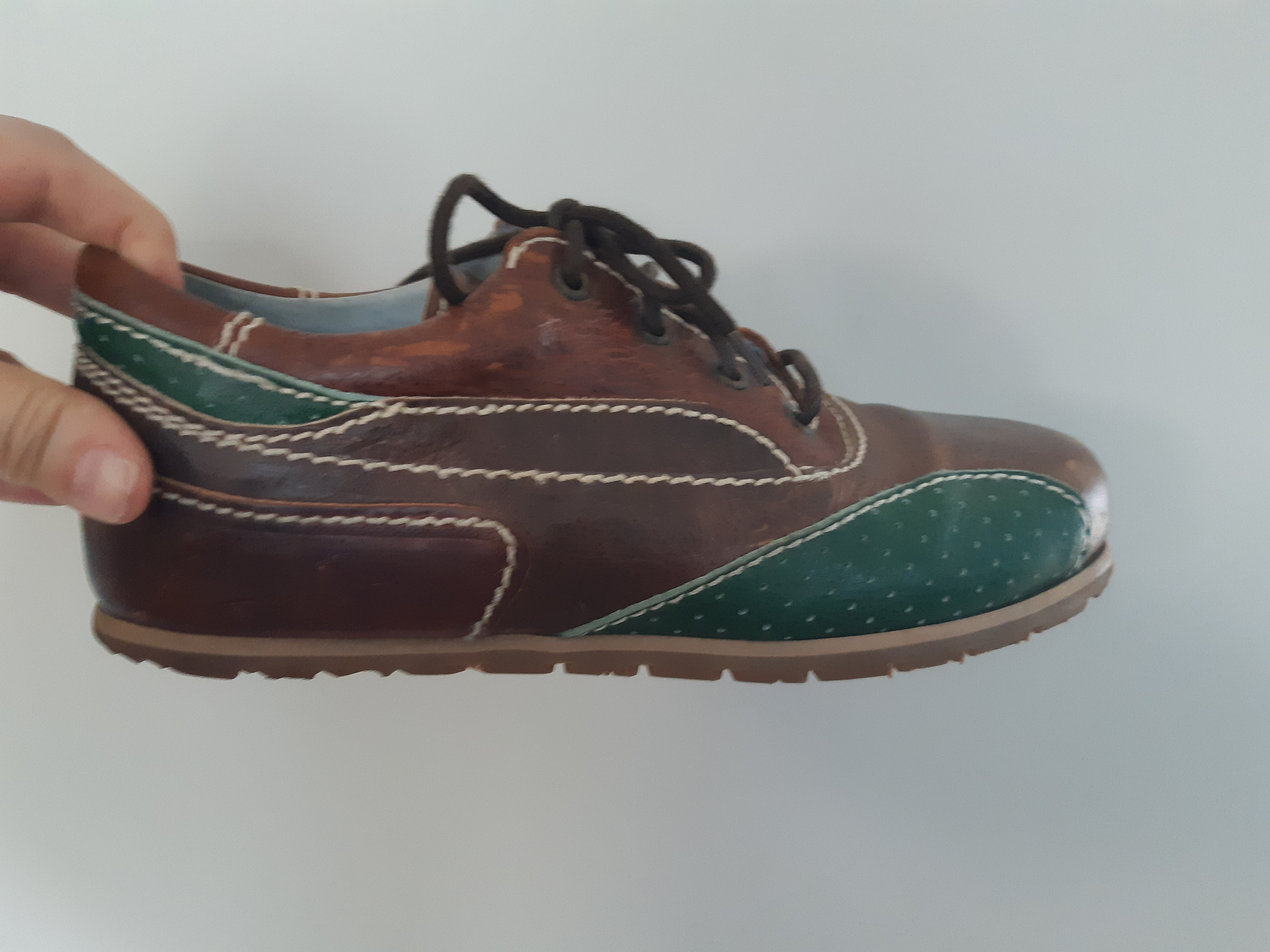 John Fluevog Shoes Mens 8 fits Ladies 9.5 Brown Dark Green | Etsy