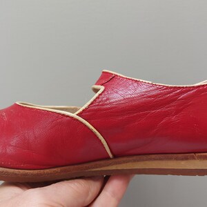 John Fluevog Vintage Mary Jane, Size 6.5, Two Tone Red and Cream ...