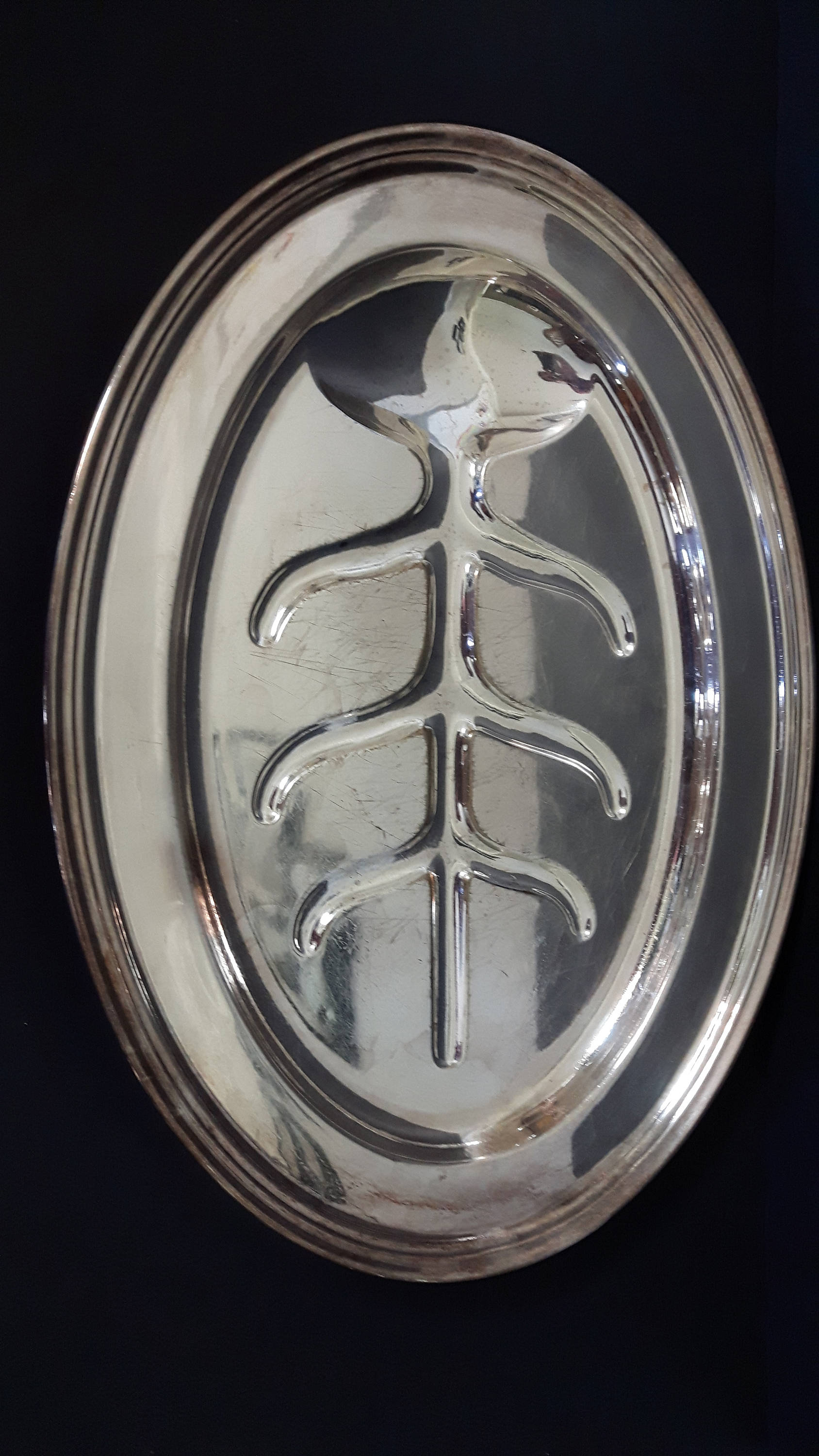 Meriden Silver Plate Co. Large Tree of Life, Meat Platter, Made in the ...