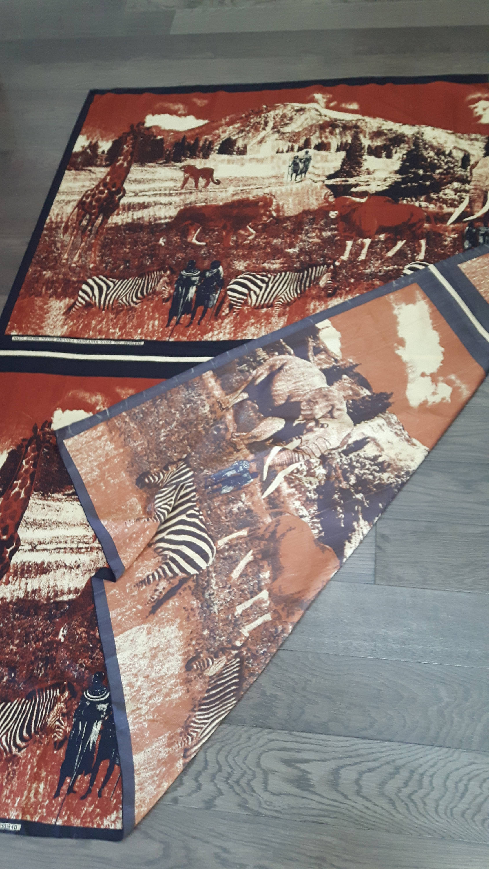 African Textile, Nida Swiss Nzito Khanga, Tanzania Giga, Nida Textiles ...
