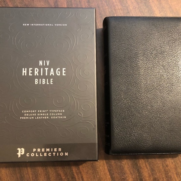 Personalized Leather Family Bible Niv - Etsy