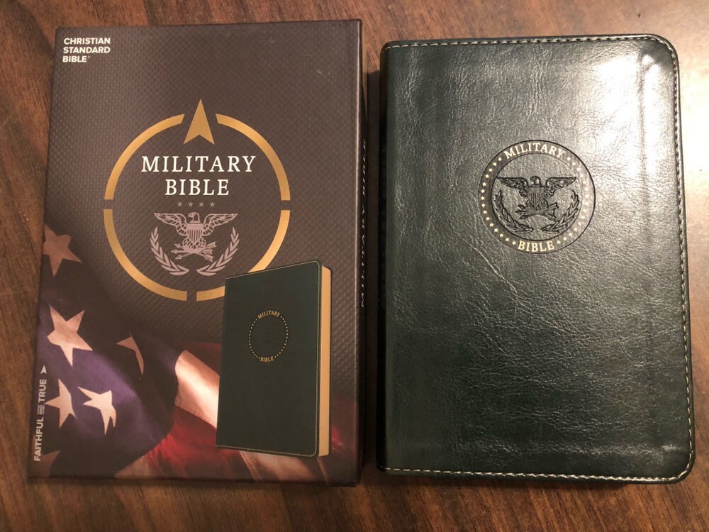 PERSONALIZED CSB Military Bible Compact Army Green | Etsy