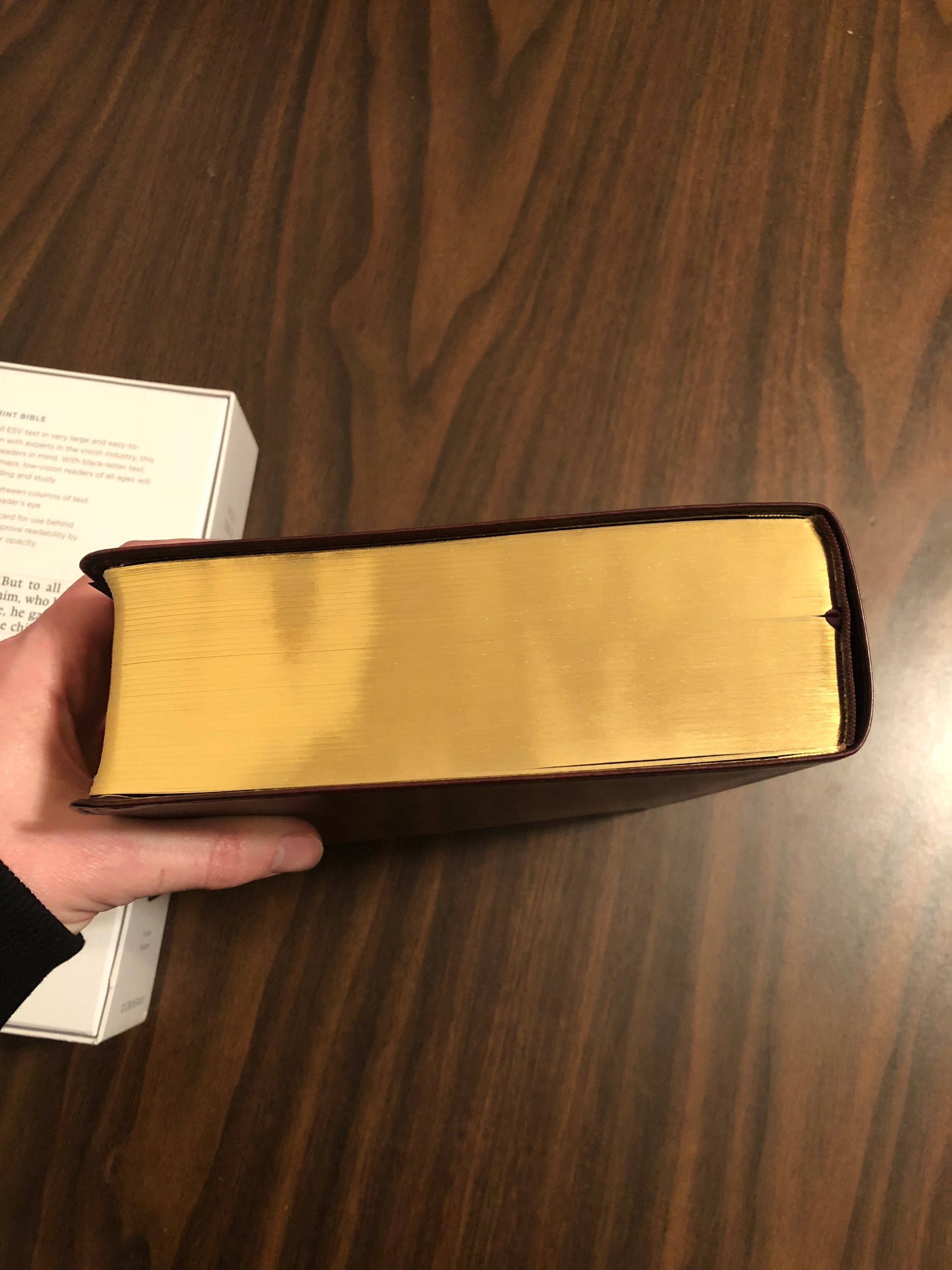 Personalized ESV Super Giant Print Bible Burgundy Trutone Custom personalized-esv-super-giant-print-bible-burgundy-trutone-custom