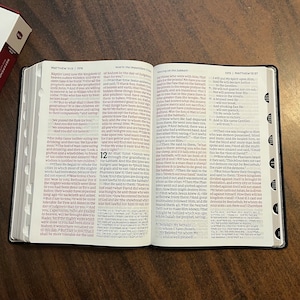Personalized NKJV Super Giant Print Reference Bible Thumb Indexed ...