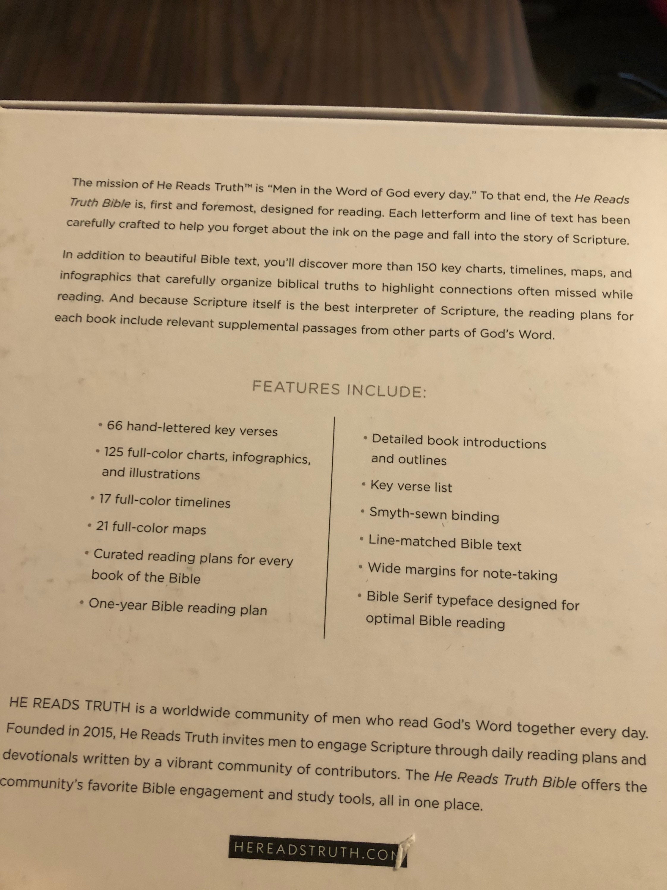 PERSONALIZED CSB He Reads Truth Devotional Bible - Brown Genuine ...