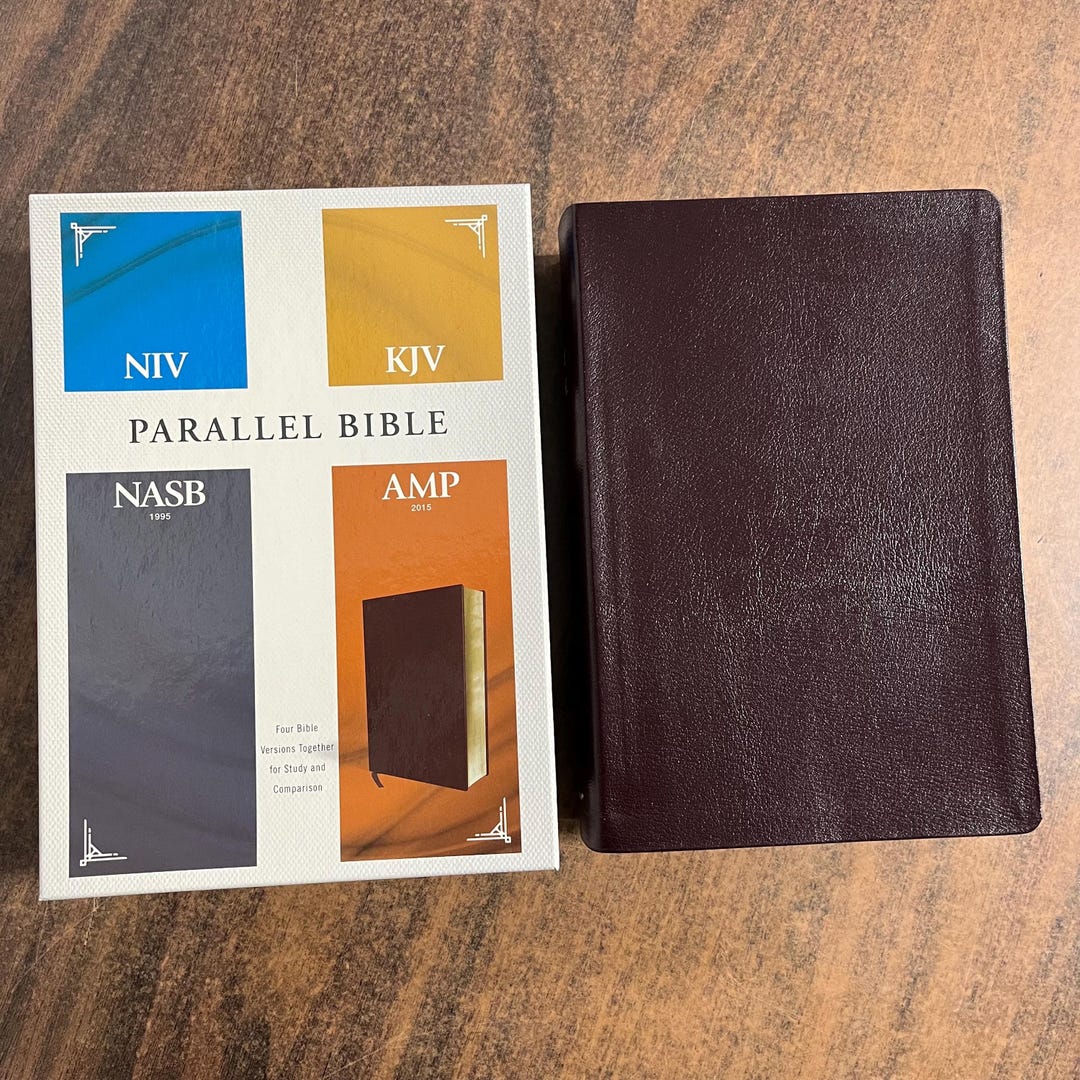 Personalized Parallel Bible - NIV / KJV / NASB 1995 / Amplified ...