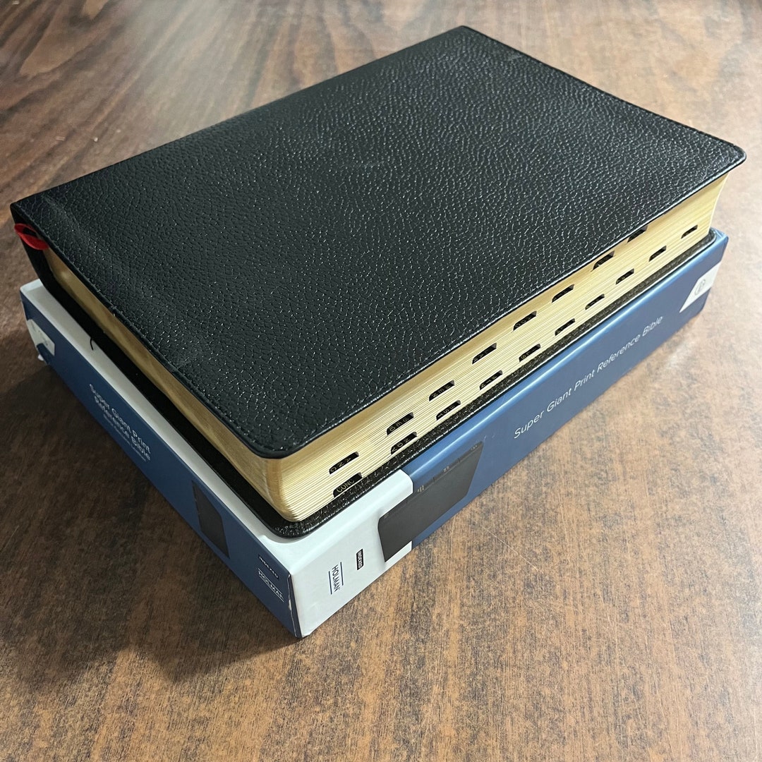Personalized CSB Super Giant Print Reference Bible Thumb Indexed ...