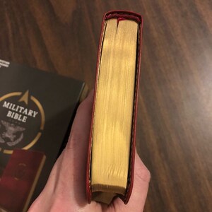 Personalized CSB Military Bible Compact - Marines - Burgundy ...