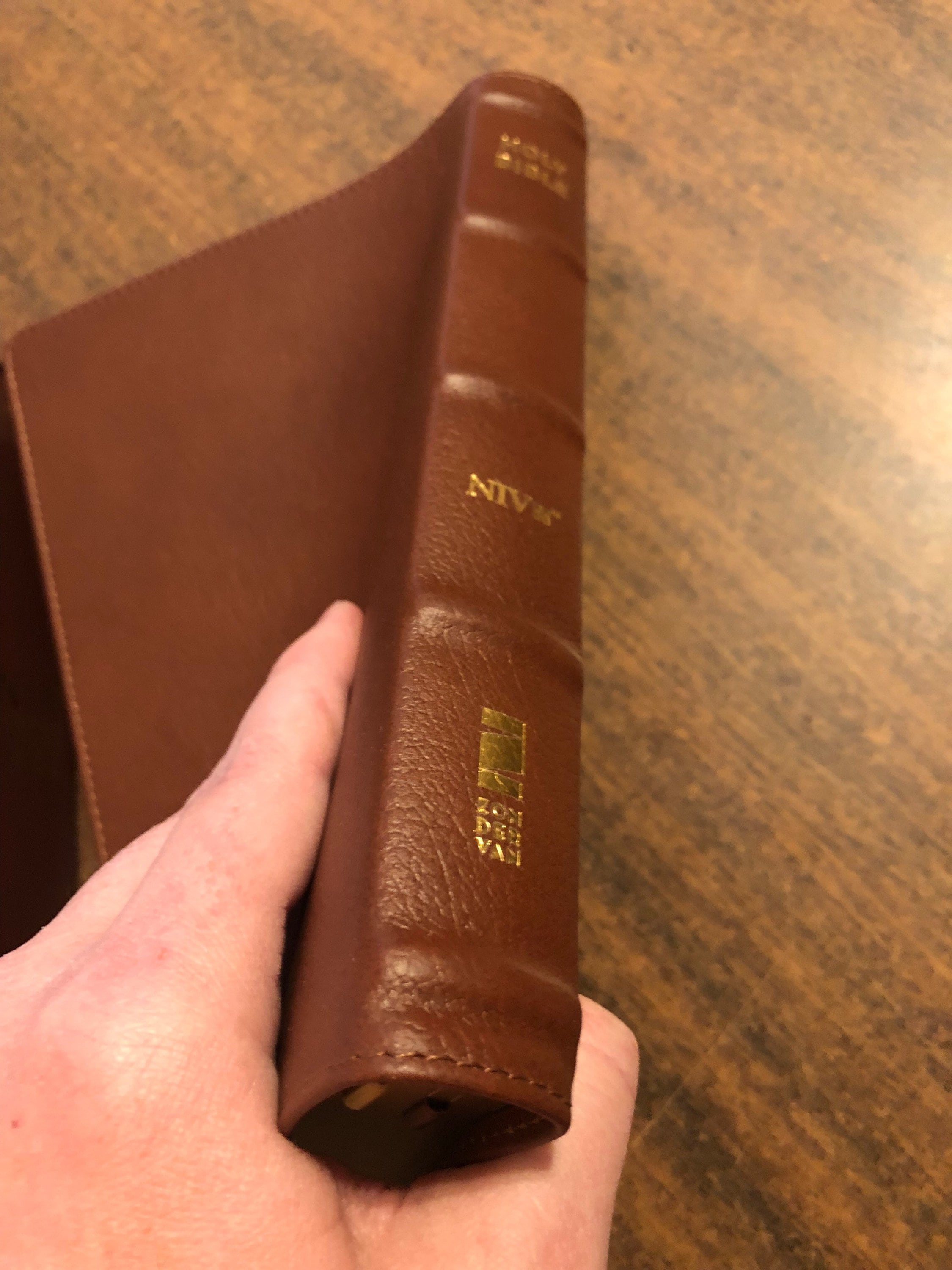 Personalized Genuine Leather NIV Thinline Reference Bible - Etsy