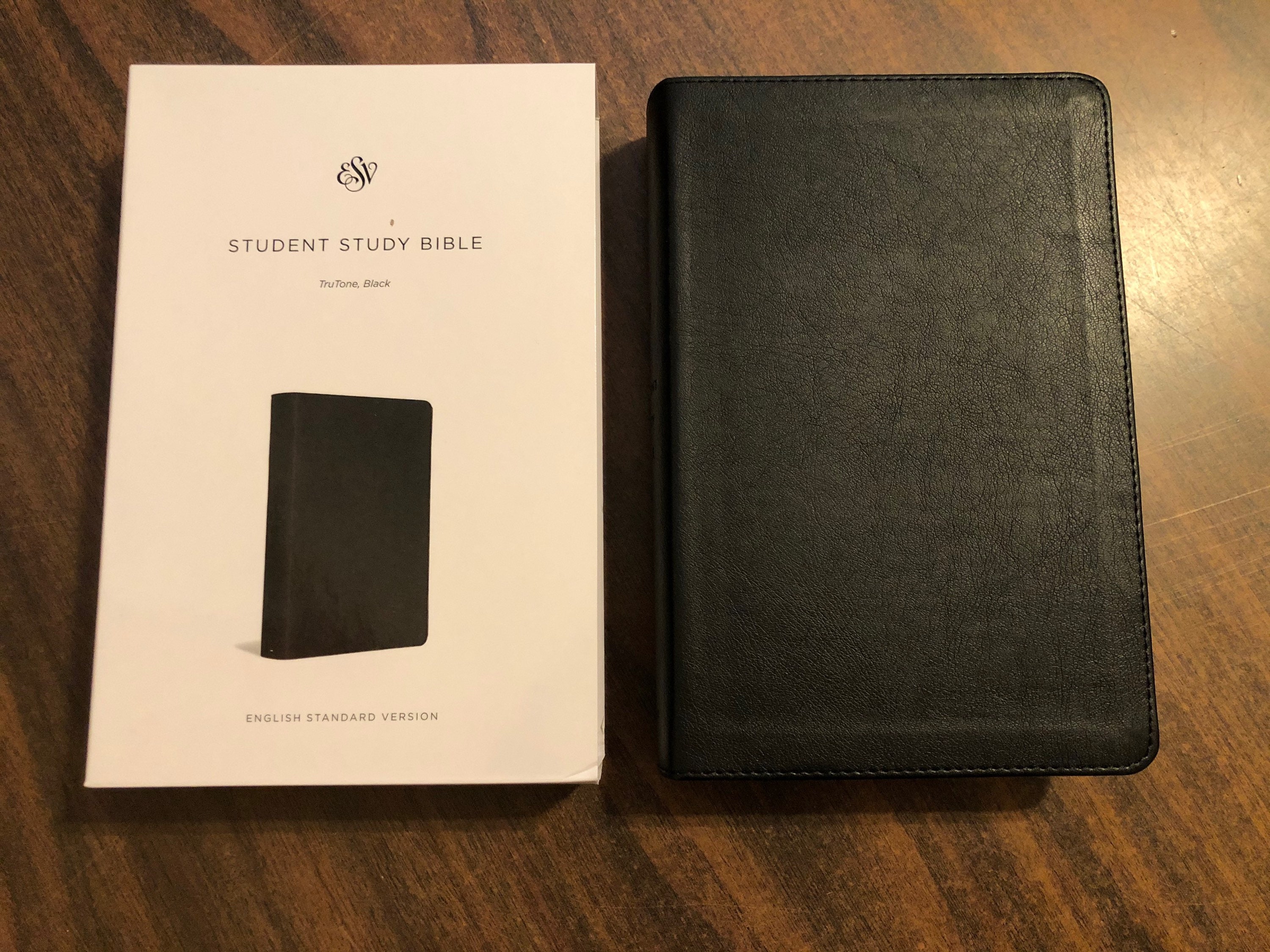Personalized Bible, ESV Student Study Bible - Black Trutone Custom ...