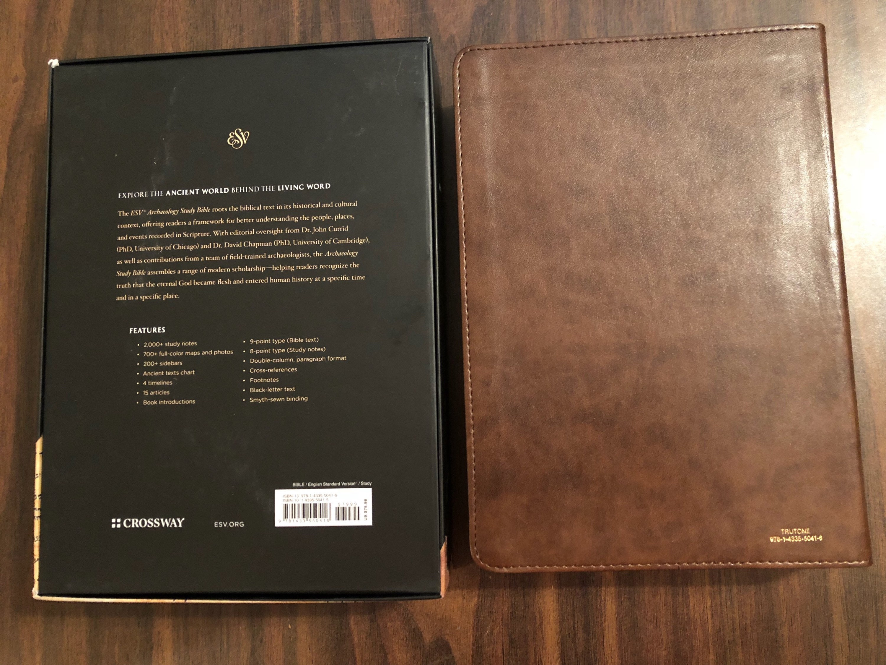 Personalized Bible ESV Archaeology Study Bible Brown Trutone Custom personalized-bible-esv-archaeology-study-bible-brown-trutone-custom