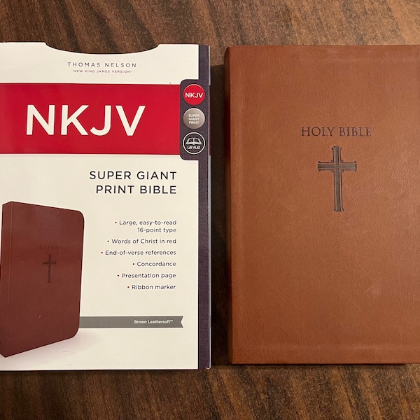 Nkjv Giant Print Bibles - Etsy