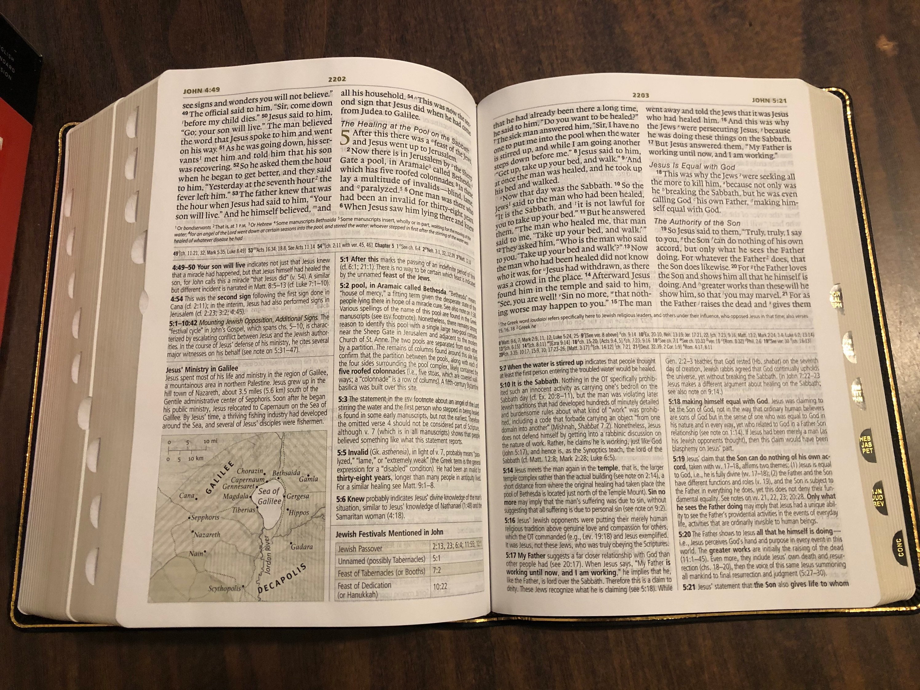 Personalized ESV Large Print Study Bible Thumb Indexed Black Genuine personalized-esv-large-print-study-bible-thumb-indexed-black-genuine