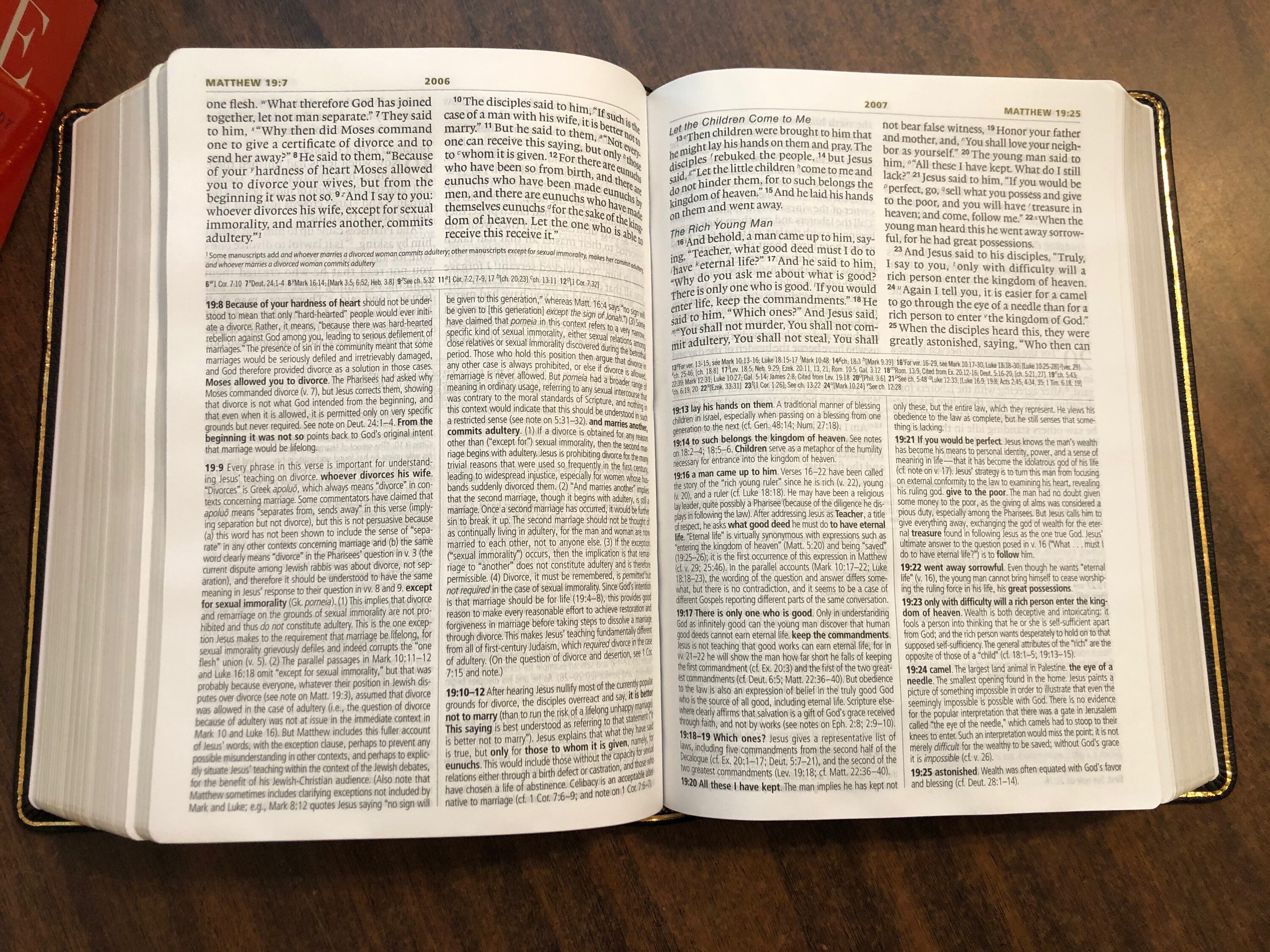 Personalized ESV Large Print Study Bible Black Genuine Leather Custom