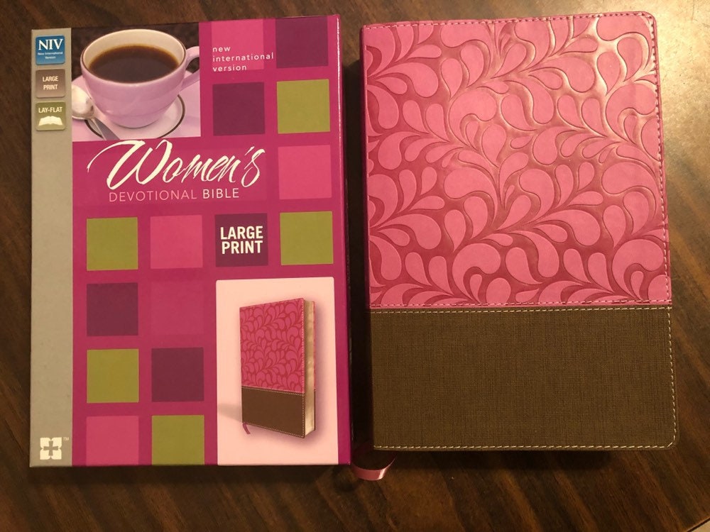 PERSONALIZED NIV Womens Devotional Bible Large Print Chocolate personalized-niv-womens-devotional-bible-large-print-chocolate
