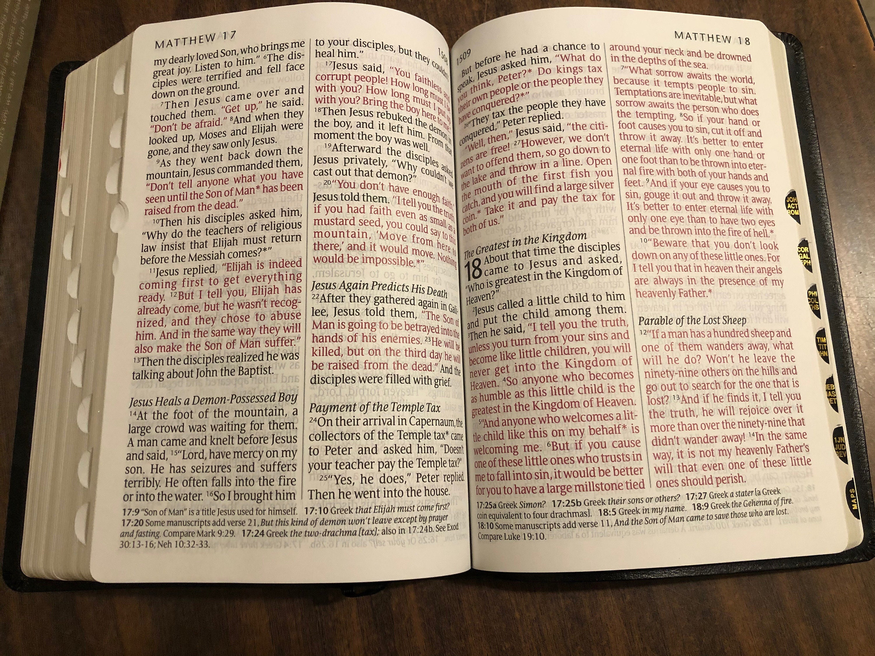 Personalized Nlt Giant Print Bible Indexed Black Bonded Leather