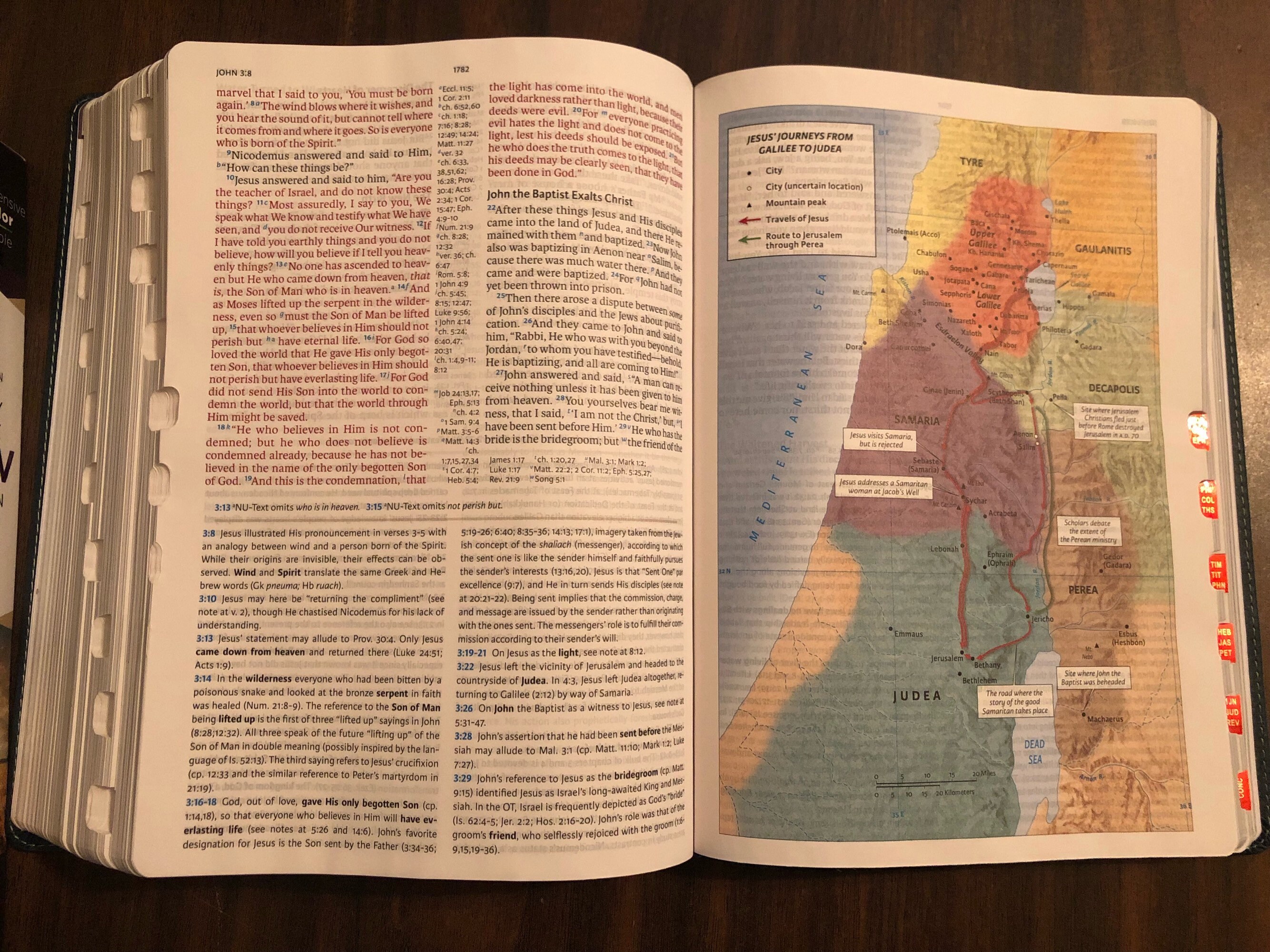 PERSONALIZED NKJV Study Bible Large Print Indexed Dark Teal