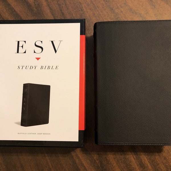 Esv Red Letter Indexed Large Print Bible - Etsy