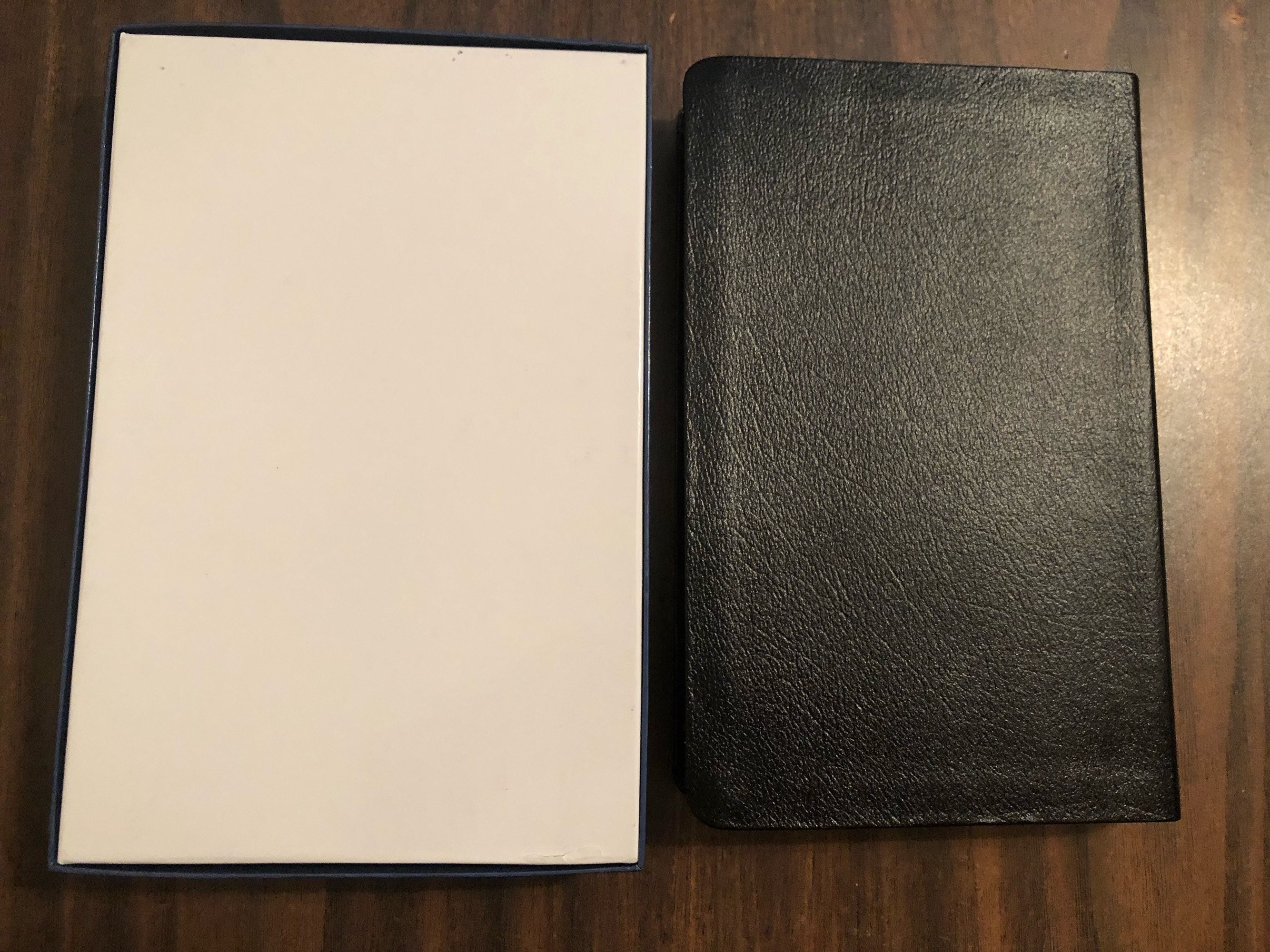 PERSONALIZED ** HCSB Ultrathin Reference Bible Indexed - Black Bonded ...
