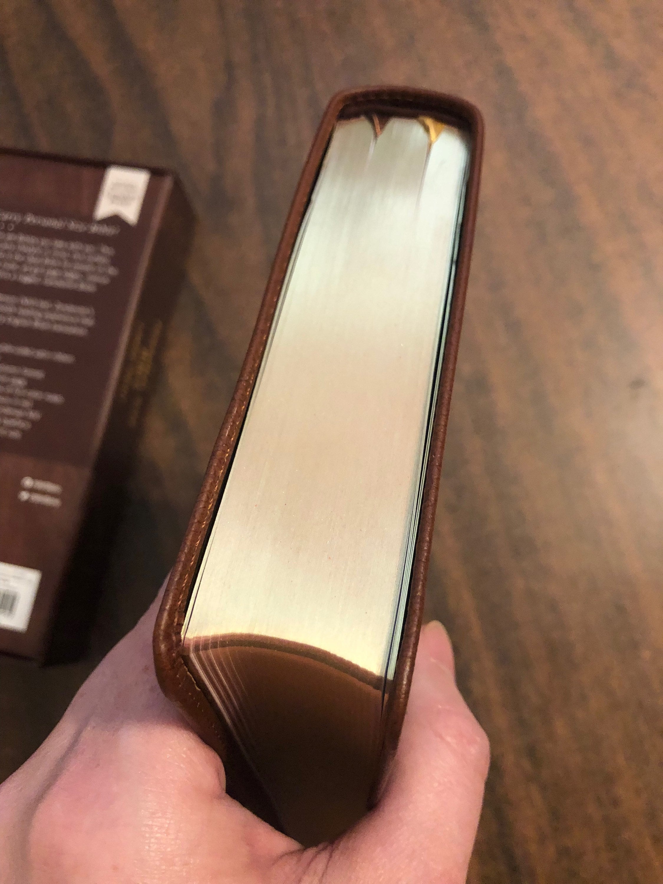 Personalized NIV Large Print Personal Size Bible Brown Genuine personalized-niv-large-print-personal-size-bible-brown-genuine