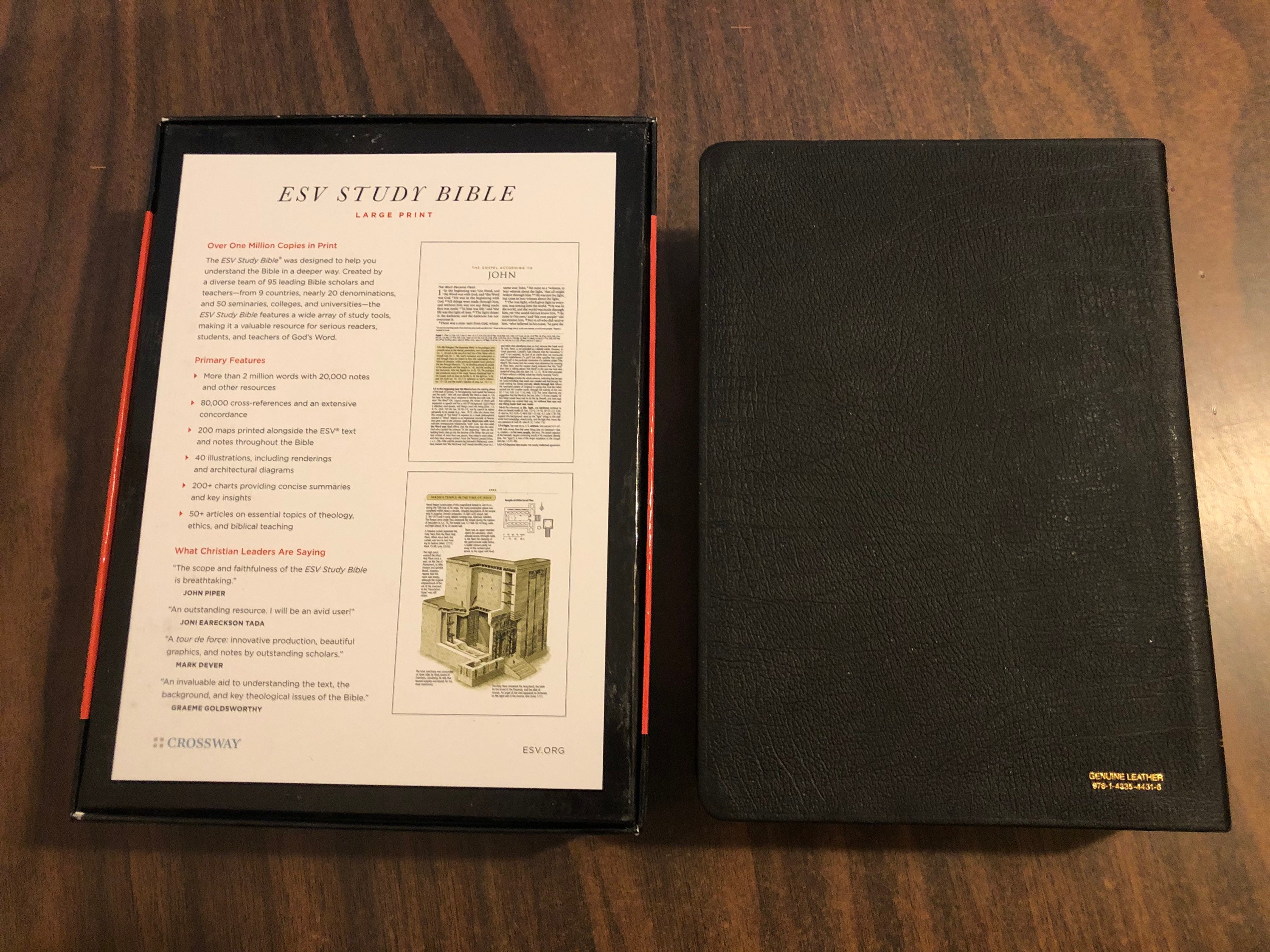 Personalized ESV Large Print Study Bible Thumb Indexed Black Genuine personalized-esv-large-print-study-bible-thumb-indexed-black-genuine