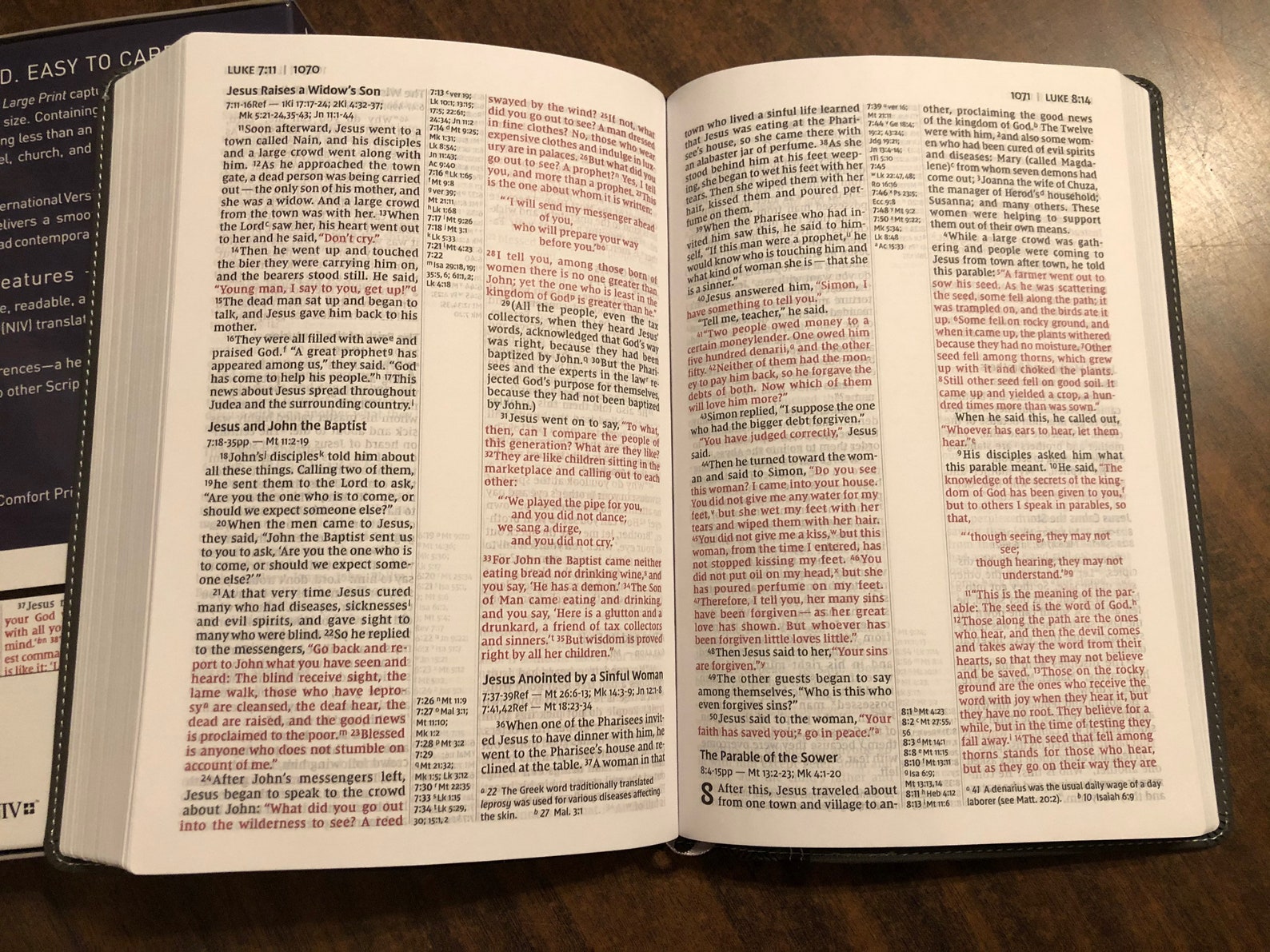 Personalized Bible NIV Large Print Thinline Reference Bible - Etsy