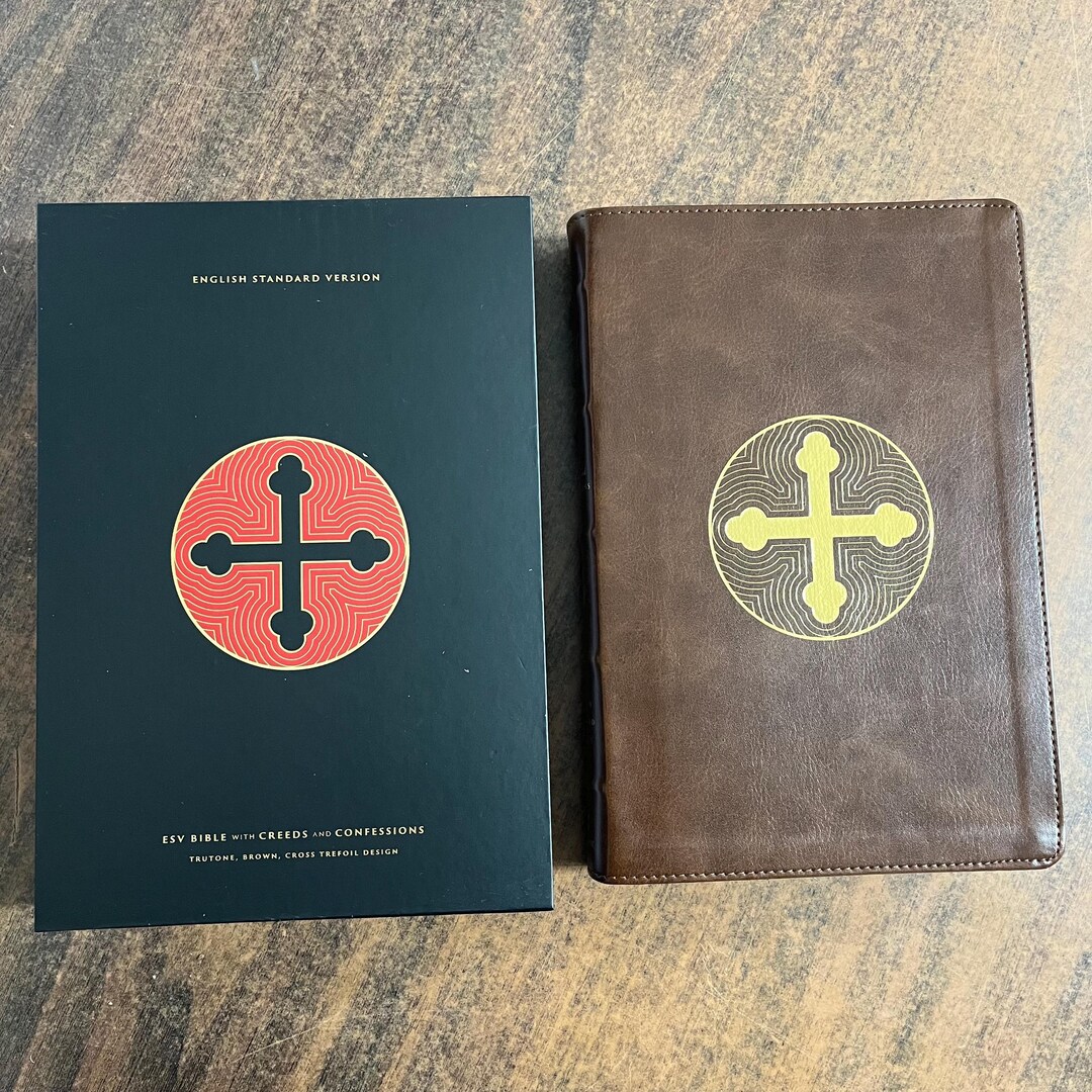 Personalized ESV Bible With Creeds and Confessions - Brown Trutone ...