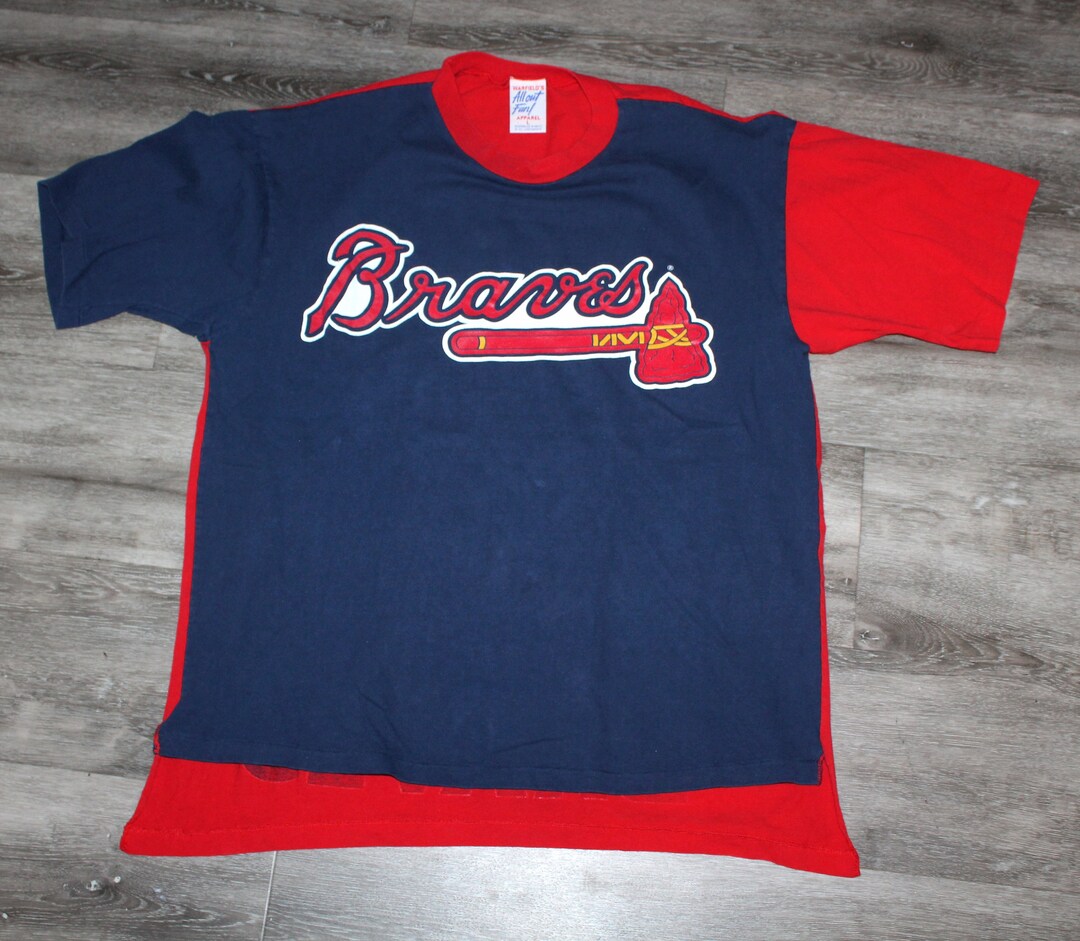 Vintage 90s Clothing MLB Atlanta Braves Baseball Men Size Large ...