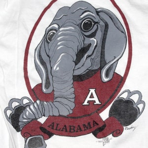 Vintage 1980s Clothing University of Alabama Crimson Tide Football Men ...