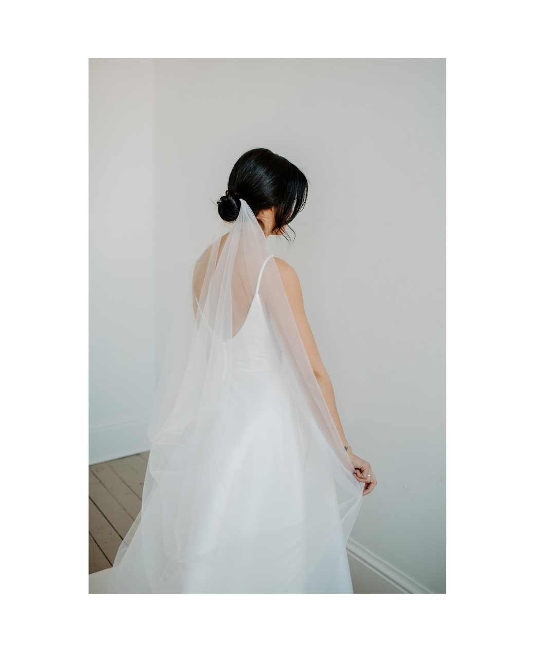 Soft Drape Cathedral Wedding Veil, Chapel, Floor, Bridal, Wedding Veils ...