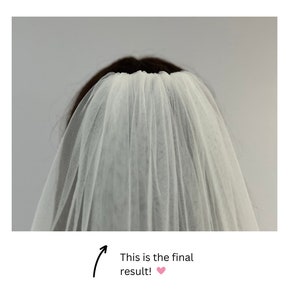 DIY Wedding Veil PDF Template Pattern - Chapel Length - Long Veil DIY ...