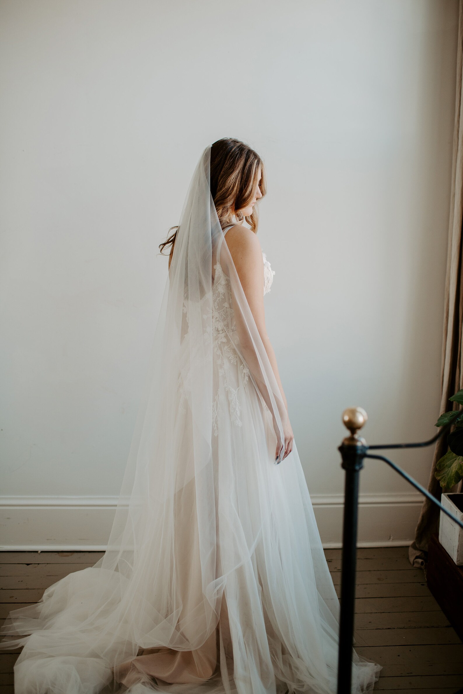 Soft MINIMAL CHAPEL Veil 85 Long Classic Single Tier - Etsy