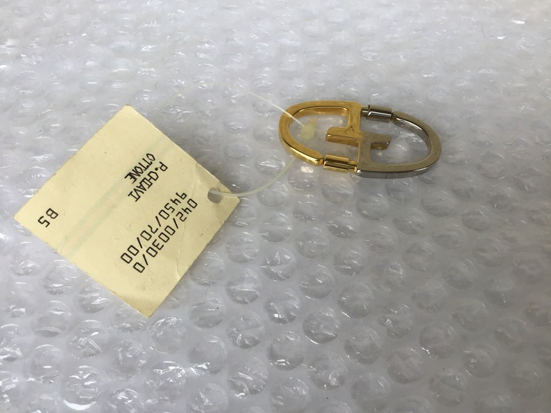 Vintage Gucci ‘70s Two Tone Keychains Unisex New Condition - Etsy