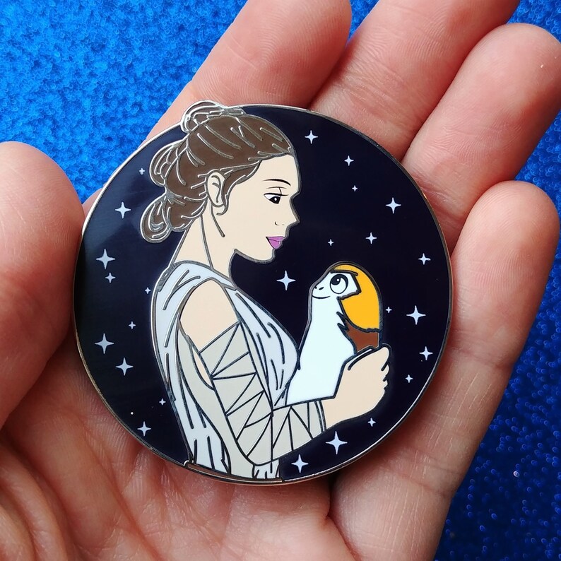 Rey & Ben Reylo Pin Character Series Enamel Pin - Etsy