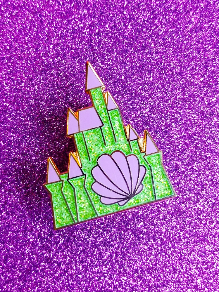 Mermaid Castle Pin Fantasy Pin Trading Pin Enamel Pin - Etsy