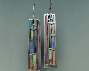 Artistic Earrings - Etsy