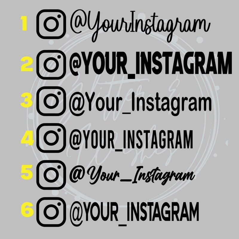 Instagram Car Decal - Etsy