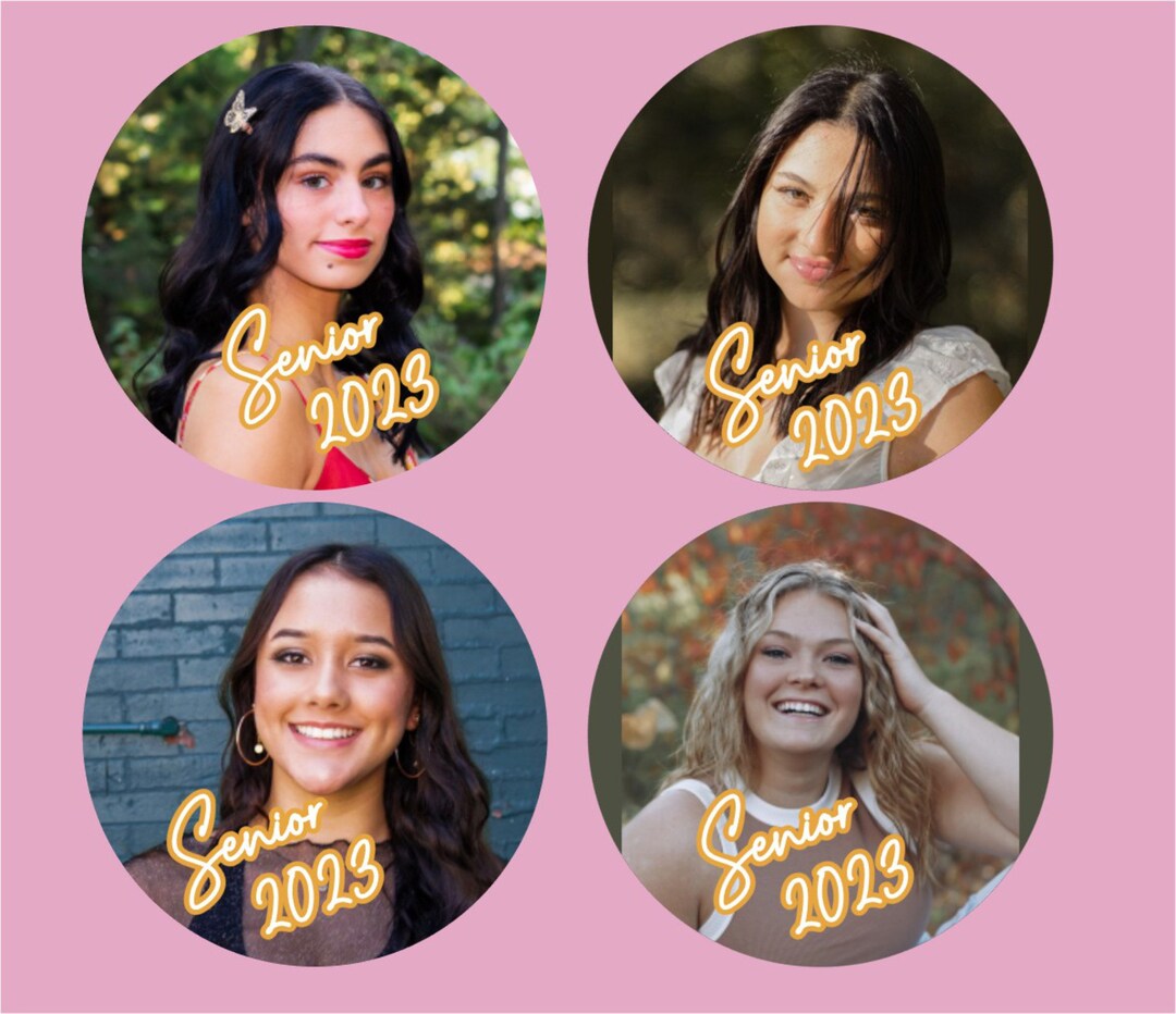 Custom Sports Photo Buttons, Graduation Pins, Senior 2025 - Etsy
