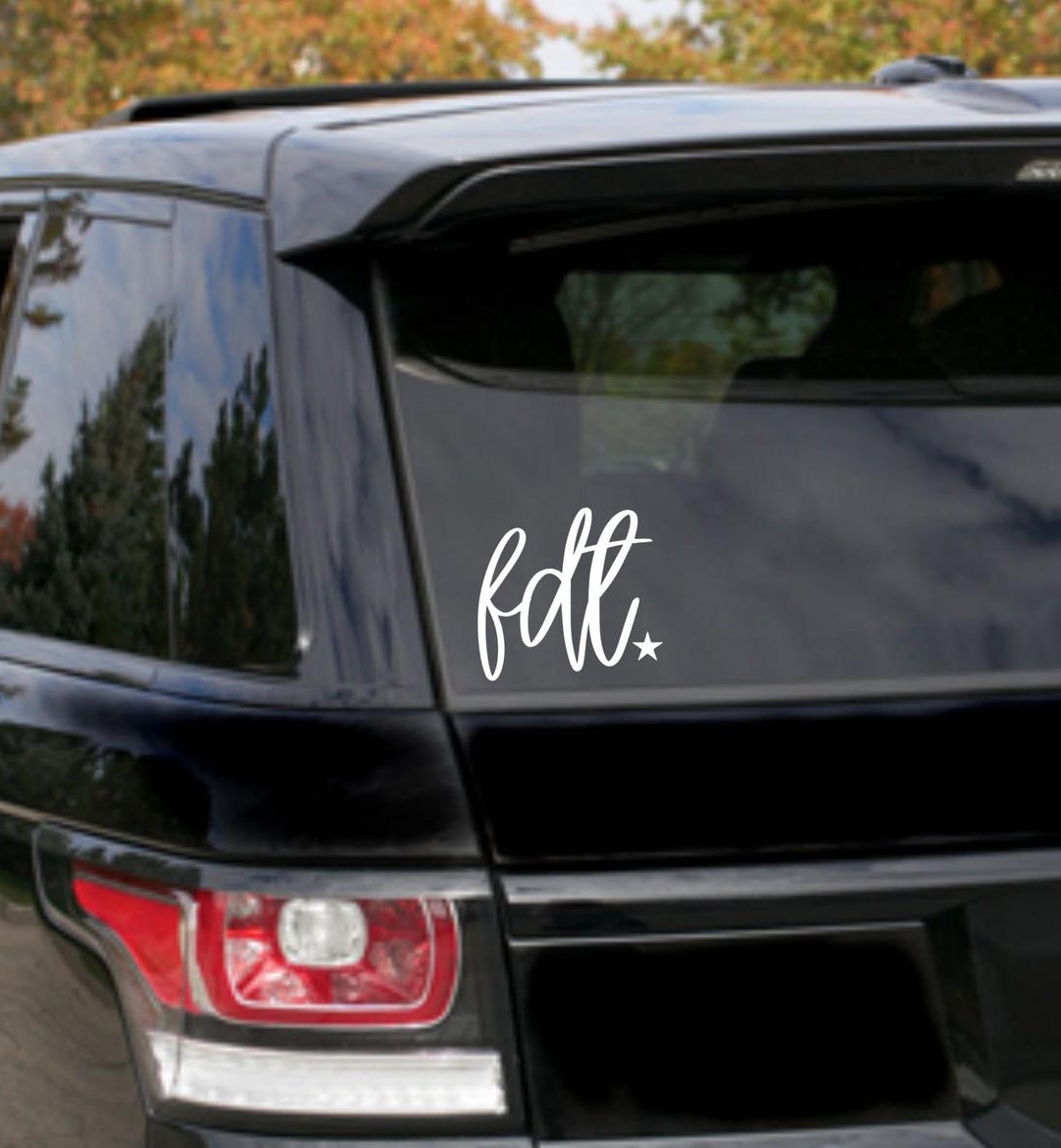 FDT Donald Trump, FDT Car Decal, FDT Bumper Stickers, Save Democracy ...