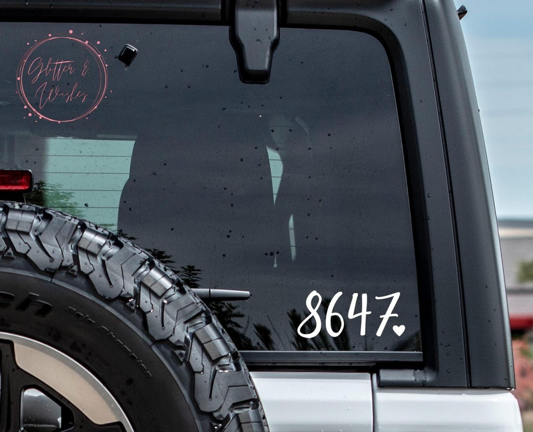 8647 Donald Trump, 8647 Car Decal, 8647 Bumper Stickers, Save Democracy ...