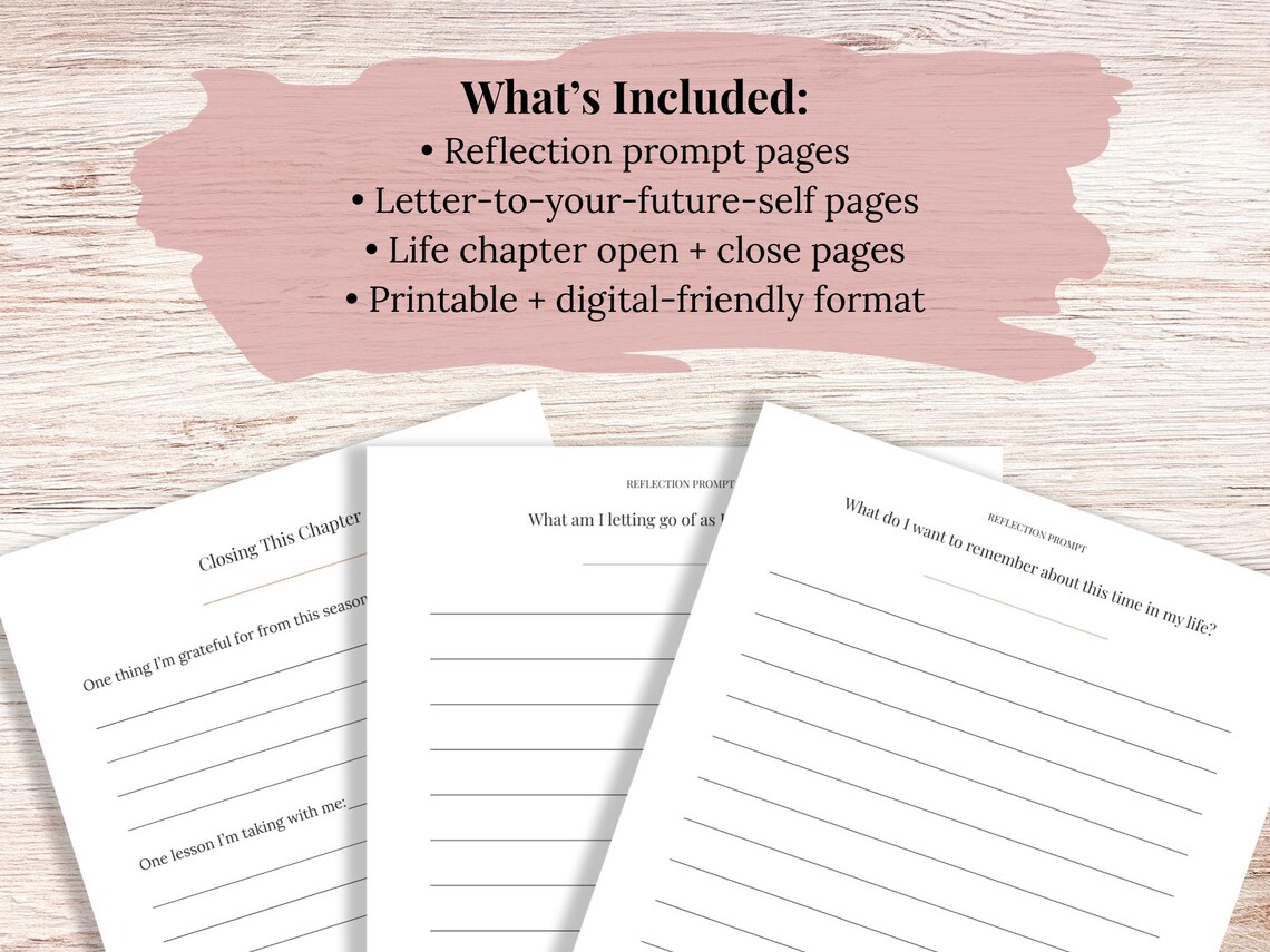 Memory-keeping Prompts Printable | Document Your Life | Reflection ...
