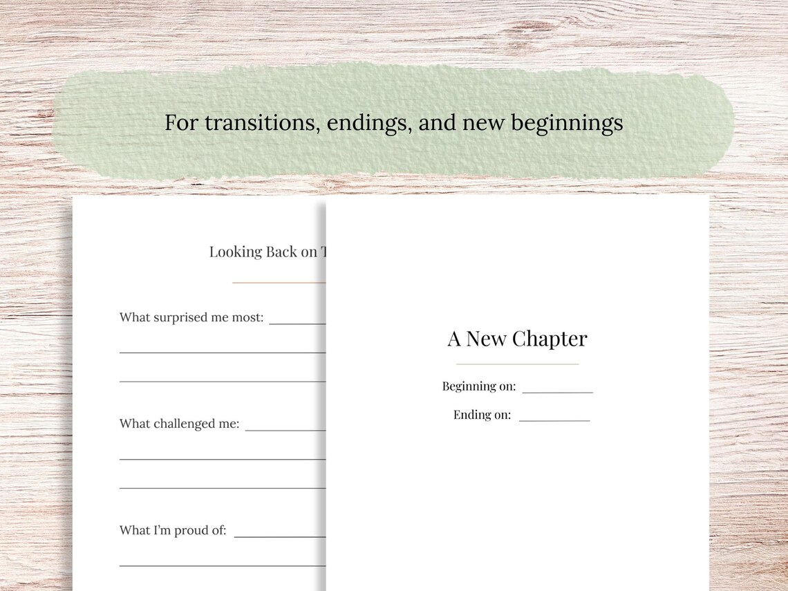 Memory-keeping Prompts Printable | Document Your Life | Reflection ...