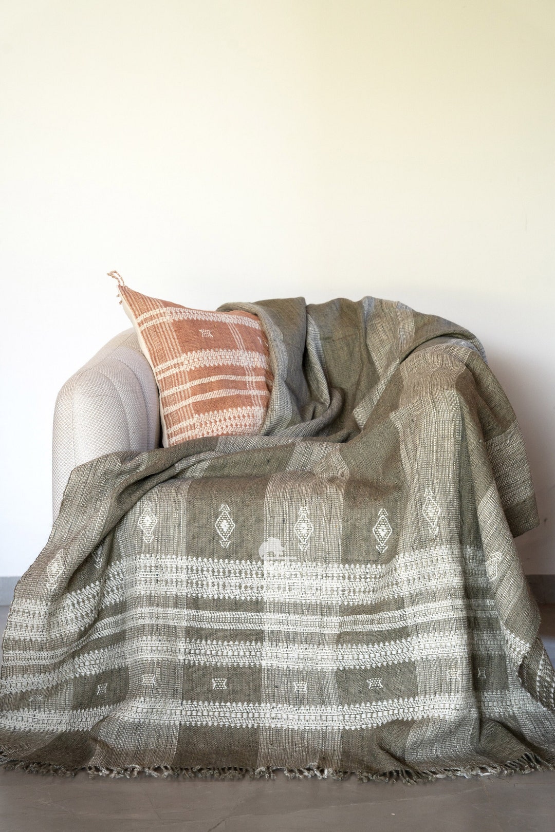 Desi Sheep Wool Blanket Throw Bedding Indian Wool Throw - Etsy