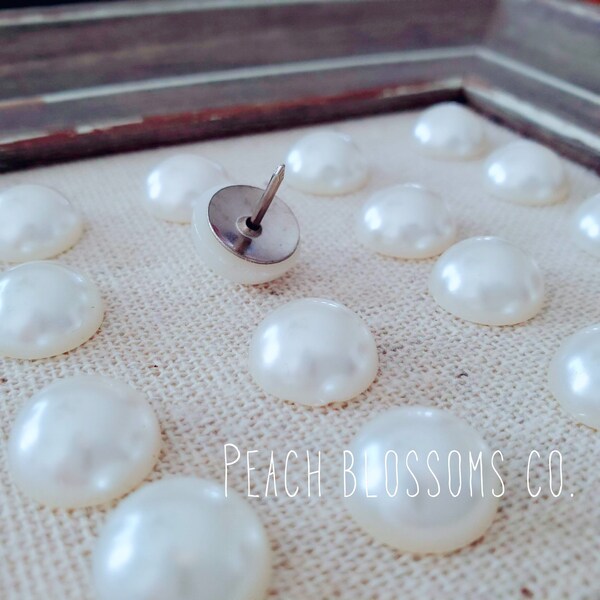 Pearl Push Pins - Etsy