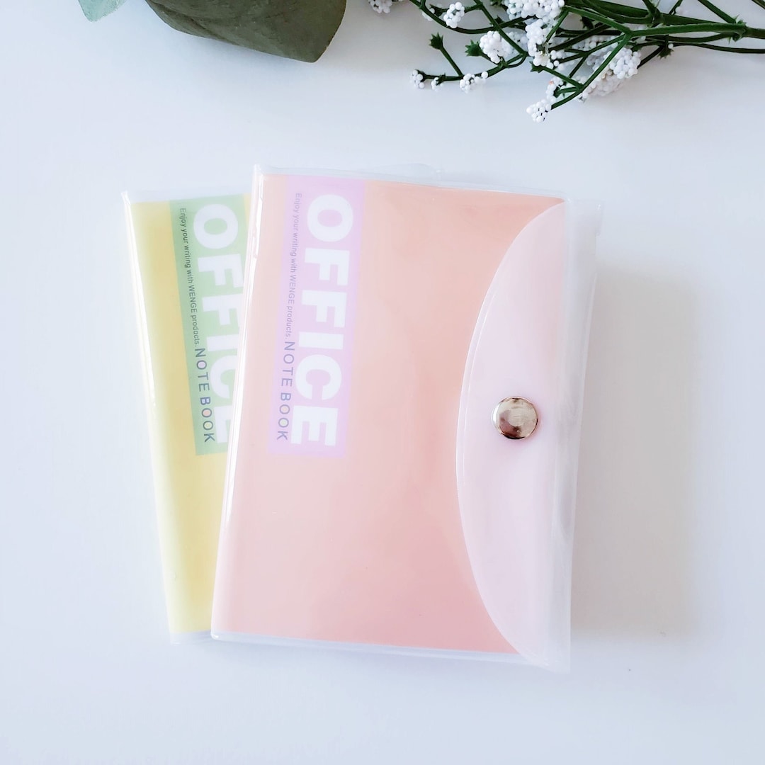 A7 Pastel Office Notebook With Opaque Cover - Etsy