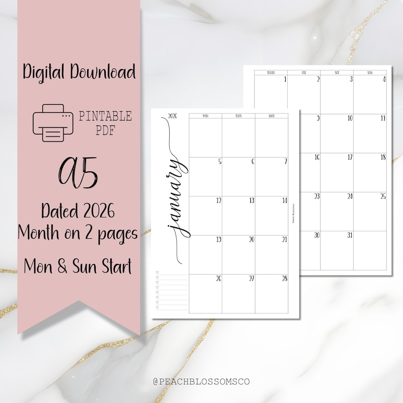 A5 Notebook Inserts Cute - Etsy