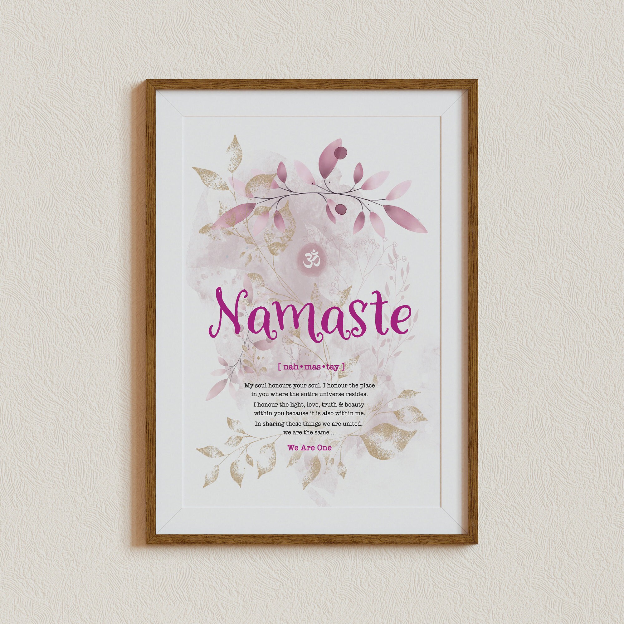 Impression artistique de la définition de Namaste : inspiration Reiki ...