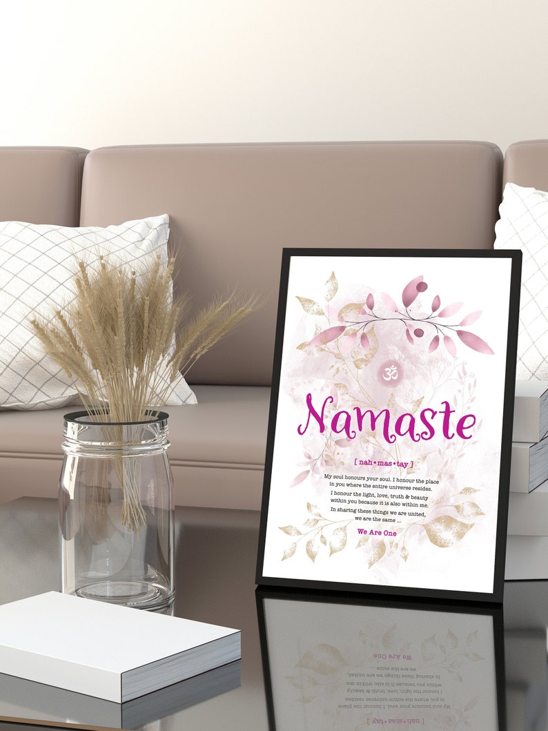 Namaste Definition Art Print: Reiki Inspiration (digital Download) - Etsy