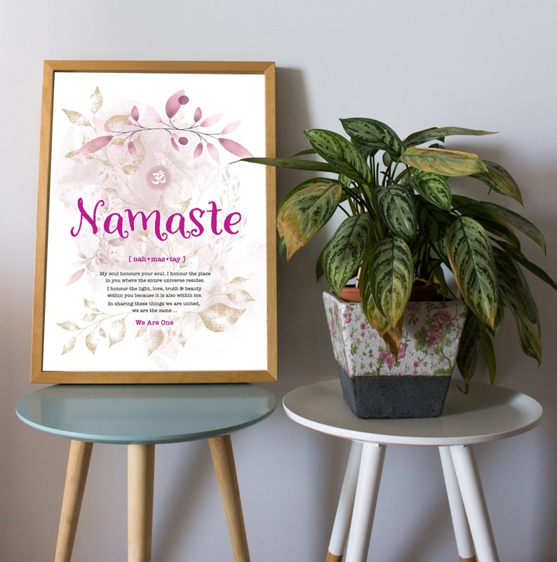 Namaste Definition Art Print: Reiki Inspiration (digital Download) - Etsy